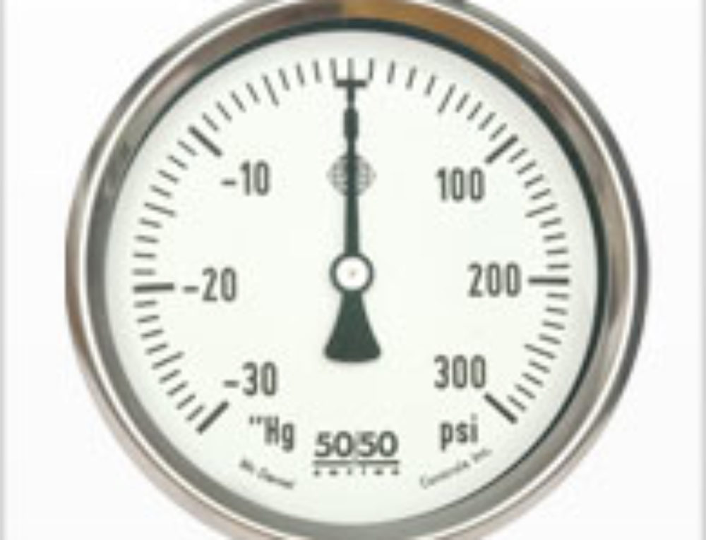 4.5” FA Series Liquid Filled Duplex Gauge | SPAN Instruments