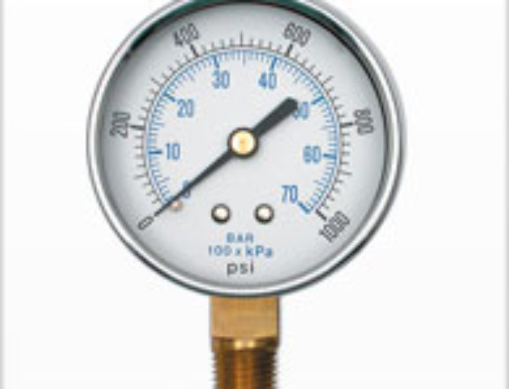 63mm Span Stainless Case Liquid Filled Pressure Gauge | SPAN Instruments